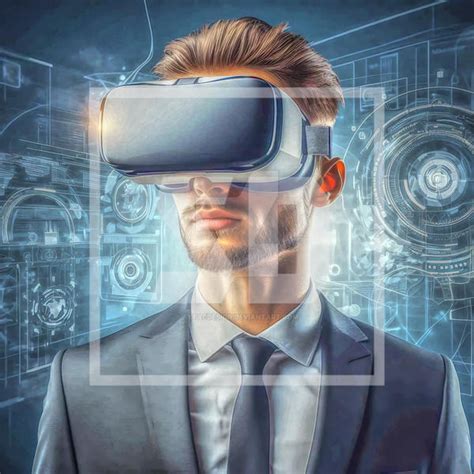 Vr Virtual Virtual Reality Goggles Man Goggles Rea By Sytacdesign On