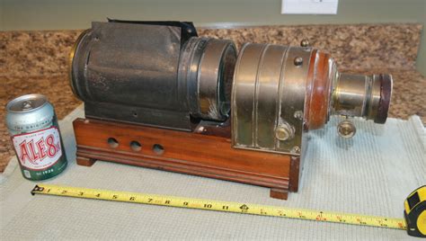 1869 70s Marcy Magic Lantern W Darlot Brass Lens Antique Price Guide Details Page