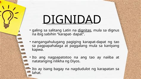 Dignidadpptx Edukasyon Sa Pagpapakatao Pptx
