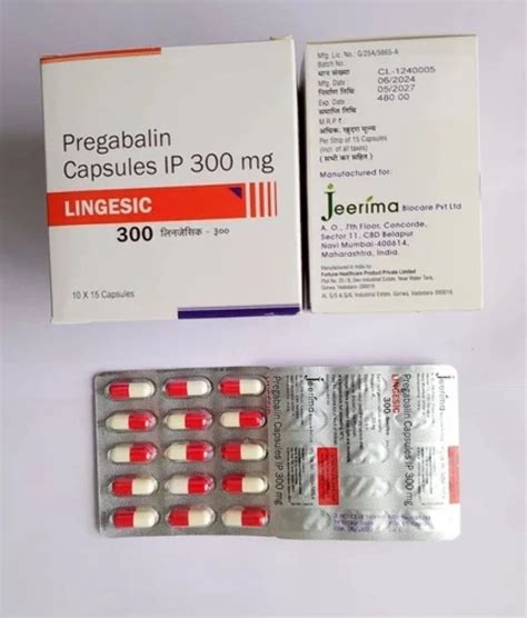Lingesic 300 Mg At ₹ 138 Strip Pregabalin Capsules And Tablets In