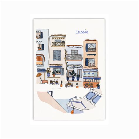 Affiche Cassis Mona Thomas