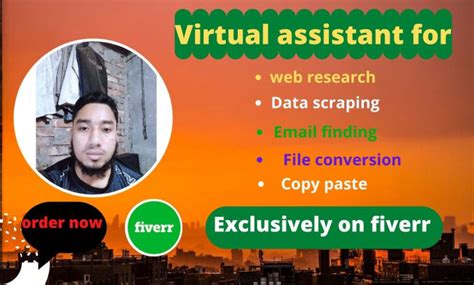 Be Your Virtual Assistant For Web Research Data Mining By Amdadul852 Fiverr
