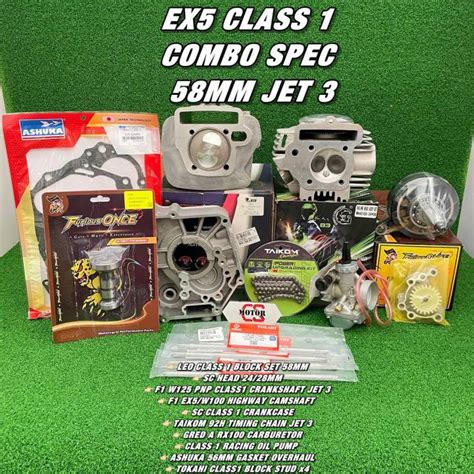 Combo Ex5 Class 1 Block Class 1 58mm Taikom Head Ex5 Dream 24 28