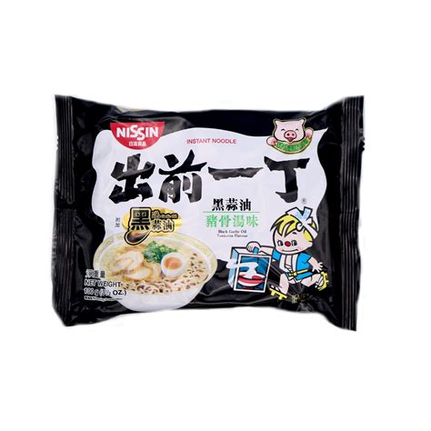 Nissin Instant Noodles Black Garlic Oil Tonkotsu Flavour Tuk Tuk Mart