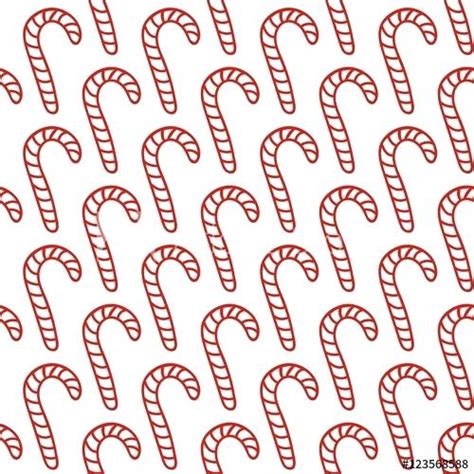 Candy Cane Pattern Vector At Collection Of Candy Cane