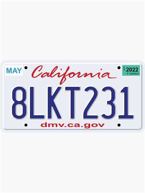 California Tags Online