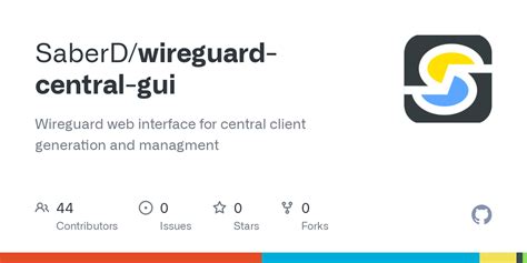 Github Saberdwireguard Central Gui Wireguard Web Interface For Central Client Generation And
