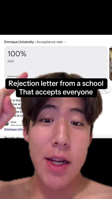 Rejection Letter Insights From University Applications Tiktok