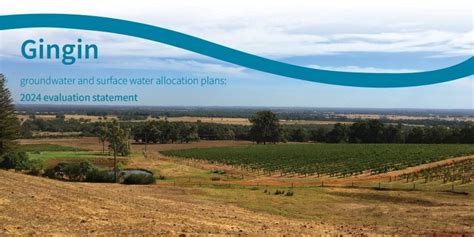 Evaluation Statement For Gingin Water Allocation Planning Released