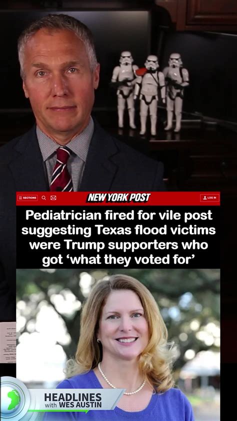 Pediatrician Fired For Saying Texas Flood Victims Were Trump Supporters