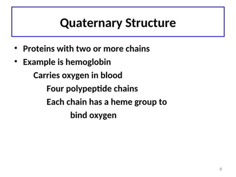 Protein Structureppt Protein Structures Ppt