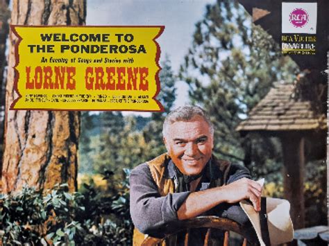 Welcome To The Ponderosa Lp 1964 Von Lorne Greene