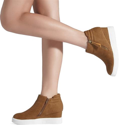 Dream Pairs Womens Platform Wedge Sneakers Ankle Booties Allearsnet