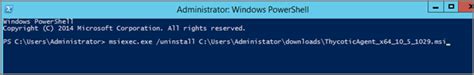 agent uninstall script