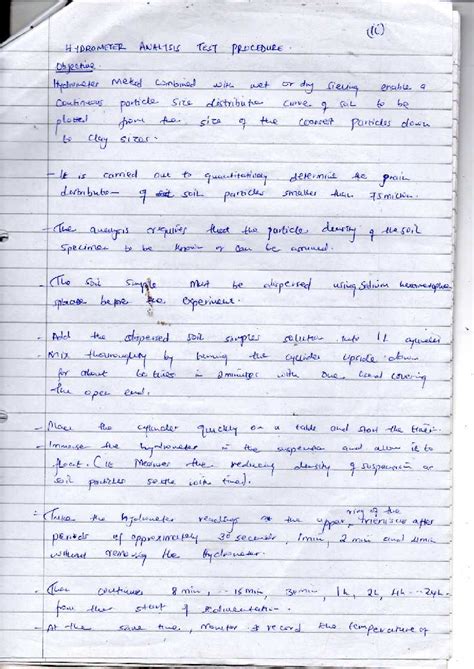 Solution Continuation Soil Classification By Sedimentation Hydrometer