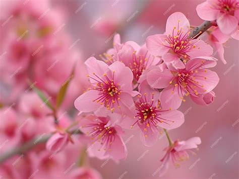 Premium Photo Pink Sakura Flower Sakura Flowers Pink Sakura