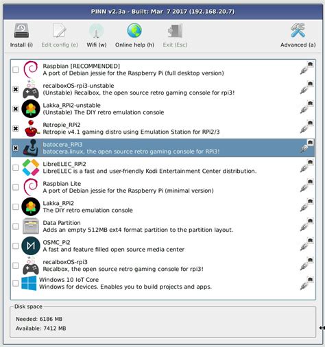 raspberry pi pinn lite multi boot le choix des os avec démarrage os