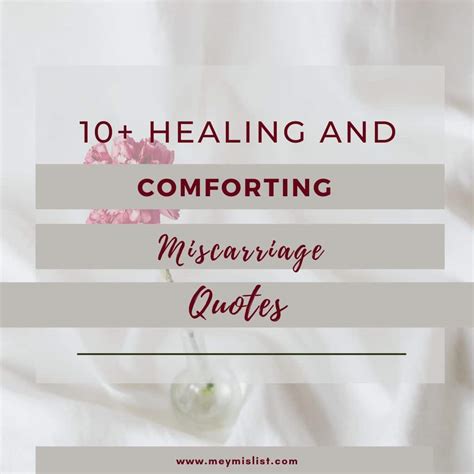 30 Miscarriage Quotes For Comfort And Healing Meymislist