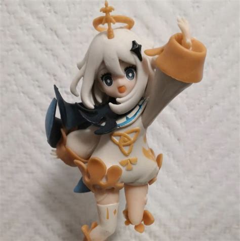 Anime Genshin Impact Paimon Action Figure Model Toy Kawaii Etsy