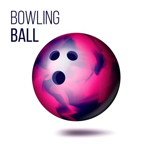 Bowling Ball Isolated Vector Realistic Illustration 17370990 Vector