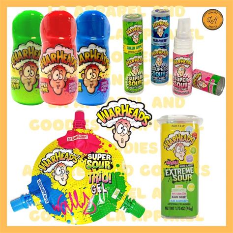 Warheads Gelspraypowderhard Candy Lazada Ph