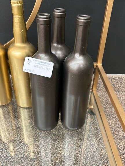 Brown Wine Bottle Decor North American Auction Llc