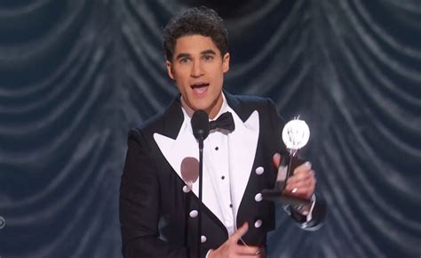 Darren Criss Wins First Tony Award And Thanks His Hero Wife Mia For