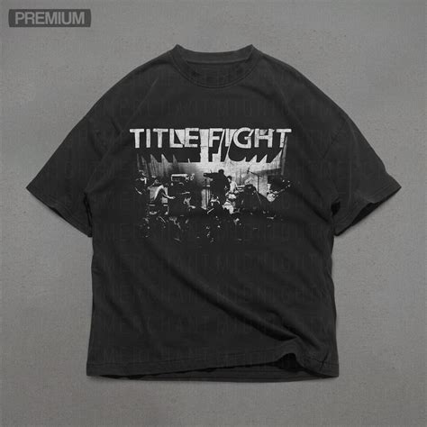 Title Fight T Shirt Comfort Colors Cotton Shirts Title Fight Graphic