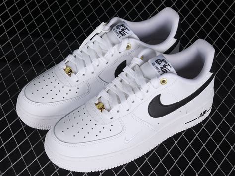 Nike Air Force 1 07 Lv8 40th Anniversary White Black Shoes Sneakers