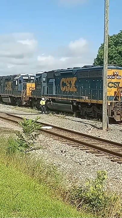 Csxt 4004 Emd Sd40 3 Getting Fuel At Thomasville Ga Yard 6 12 25