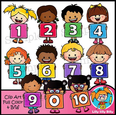 Numbers Clipart 1 10