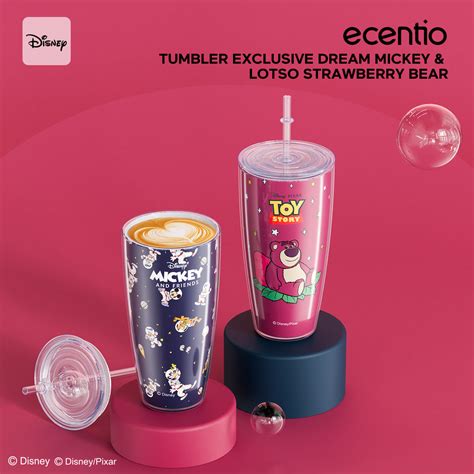 Ecentio Tumbler Disney Mickey Mouse Dan Lotso Edition 650ml