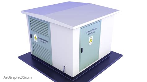 Compact Substation 3d Model Download