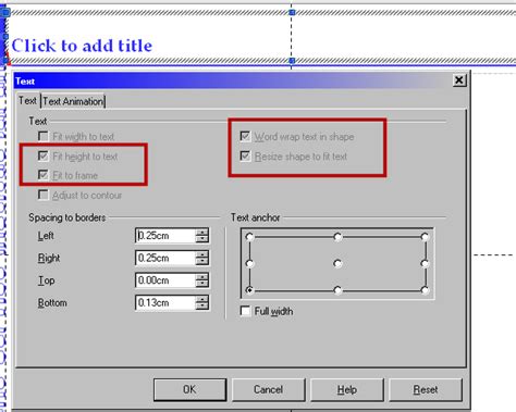 why does text of slide title of master slide and normal slide show