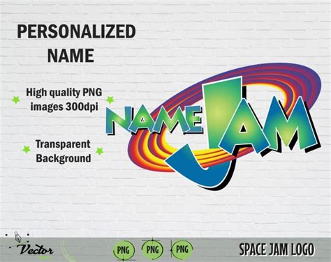 Personalized Space Space Jam Custom Name Space Jam Birthday