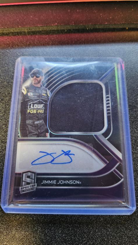 Jimmie Johnson Patch Auto R Sportscards