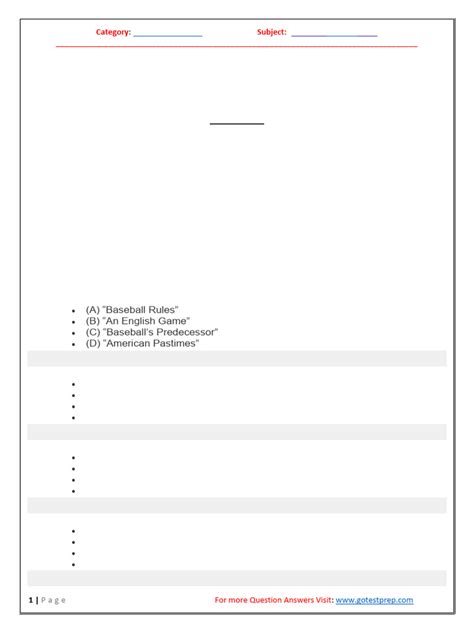 Ssat Reading Comprehension Practice Test 2 Pdf Birds