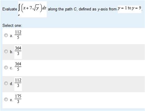 Solved Evaluate Integrate X Square Root Y Ds Along Chegg Com