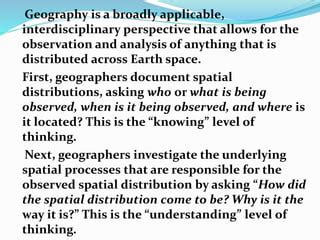 Spatial Distribution Pptx