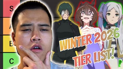 Winter 2026 Is Peak Anime 🔥 Seasonal Tier List Frieren Jjk Fire