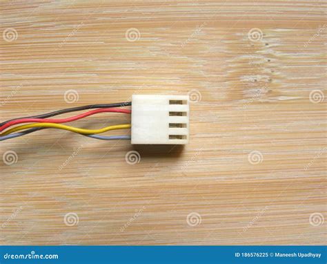 4 Pin Pcb Connector Stock Image Image Of Wiring Electric 186576225