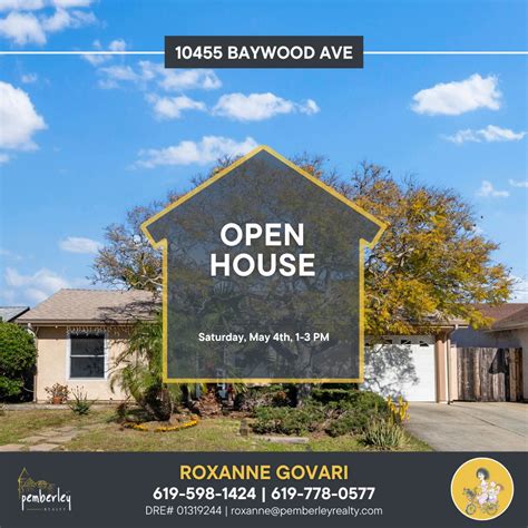 Roxanne Govari On Linkedin Open House 10455 Baywood Ave San Diego
