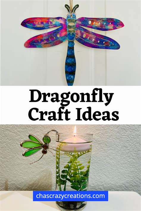 Easy Diy Dragonfly Craft With Video Chas Crazy Creations In 2024