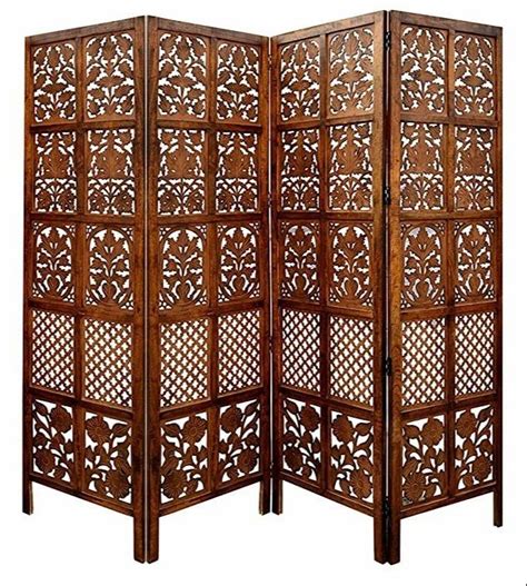 Wooden Room Partition Screen Wooden Partition Parda Wooden Screen