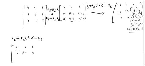 solved for which values of t is each set linearly independent a s