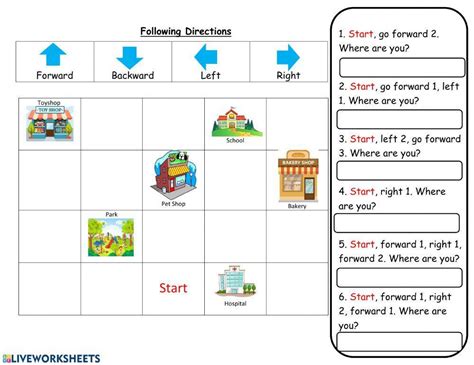 Free Following Directions For 1st Grade Download Free Following