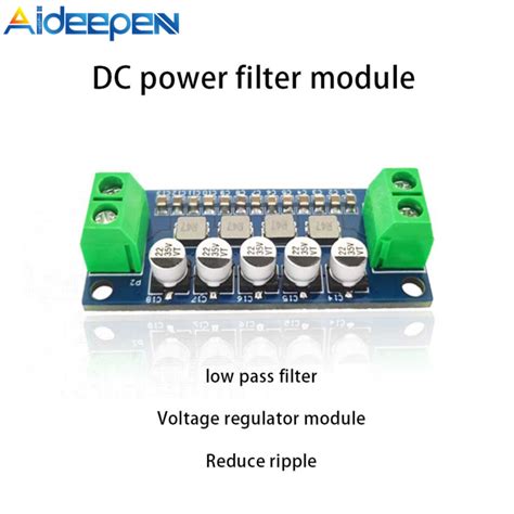 Aideepen Dc 0 35v Power Filter Module Low Pass Filter Voltage Regulator