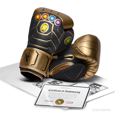Thanos Boxing Gloves Marvel Hero Elite