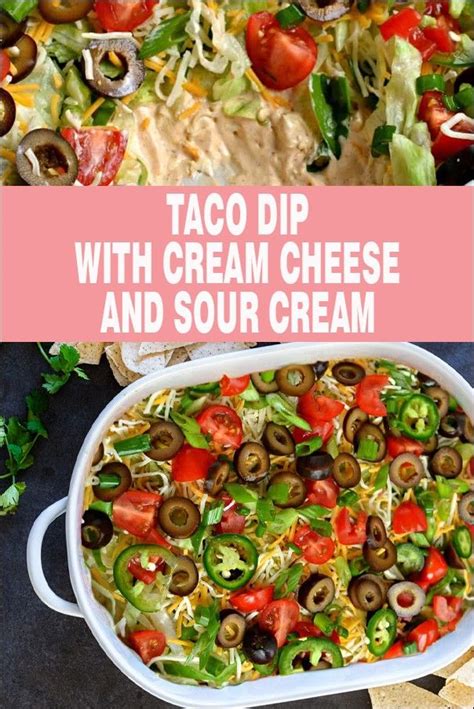 Taco Seasoning Sour Cream Cream Cheese Dip At Walter Mcglothlin Blog