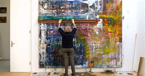 Dans Latelier De Gerhard Richter Le Flou De Peinture